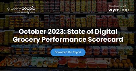 Grocery Doppio On Linkedin Digital Grocery Performance Analysis October 2023 Report