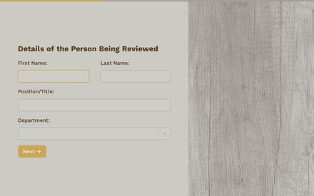 Peer Review Form Template