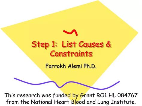 Ppt Step 1 List Causes And Constraints Powerpoint Presentation Id2446230