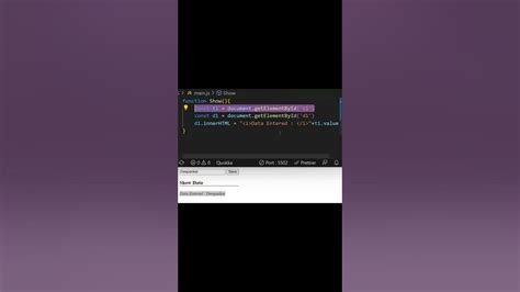 Do Not Use Innerhtml With User Inputs Shorts Javascript Youtube