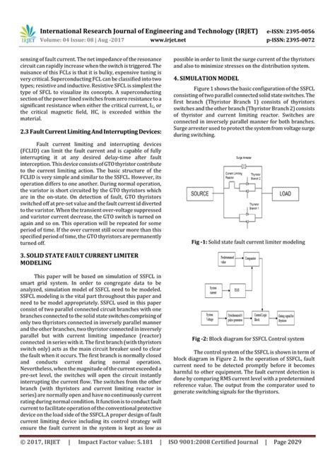 Solid State Fault Current Limiter For Improvement Of Smart Grid Performance PDF