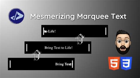 Text Animation Customized Dev Create A Mesmerizing Marquee Text