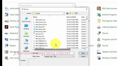 Windows How To Change Cursor Mouse Pointer YouTube