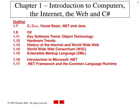 Ppt Chapter 1 Introduction To Computers The Internet The Web And C Powerpoint