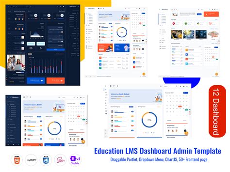 Lms Responsive Bootstrap 5 Admin Template Dashboard By Dipesh Patel 🚀