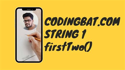 06 Codingbat String 1 Firsttwo Java Coding Practice Uibrains