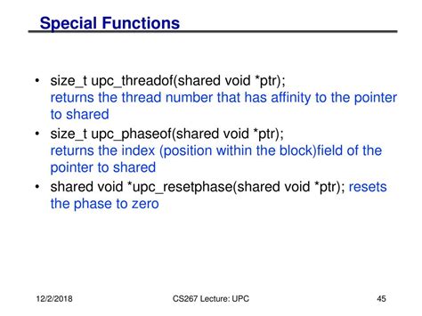 Cs 267 Unified Parallel C Upc Ppt Download