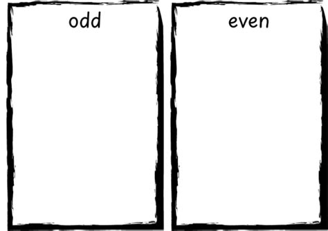 Odd And Even Sorting Teaching Resources