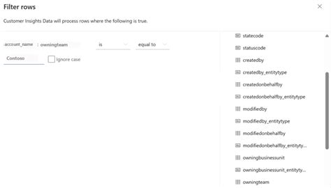 수집된 데이터에서 원치 않는 데이터 필터링미리 보기 Dynamics 365 Customer Insights Microsoft Learn