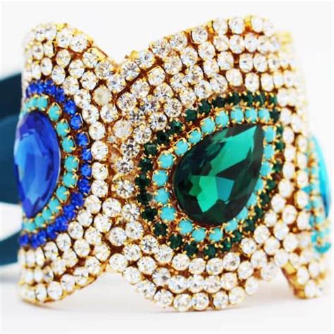 Peacock Bracelet Etsy