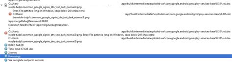 Android Error File Path Too Long On Windows Keep Below Characters Stack Overflow