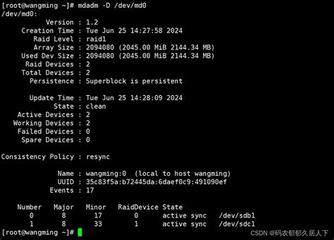 Linux:raid磁盘阵列linux查看raid信息命令 Csdn博客 Linux:raid磁盘阵列linux查看raid信息命令 Csdn博客