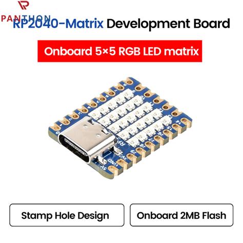 Ready StockPANTHON RP Mini Development Board RGB LED Matrix Development Board