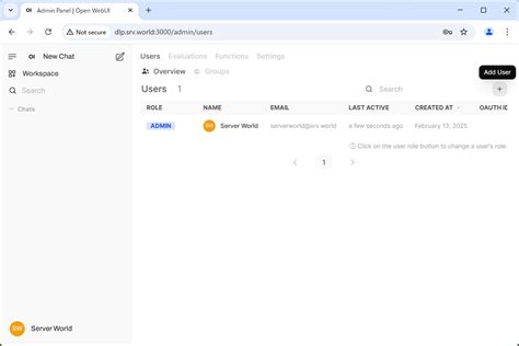 Centos Stream 10 Install Open Webui Server World