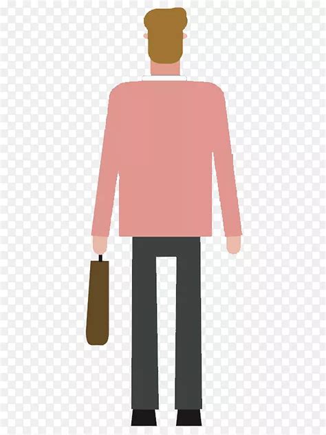 卡通提着包的男人免抠图png图片素材下载图片编号7592798 Png素材网