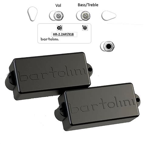 Bartolini 8s Precision P Bass Split Coil Pickup With Reverb