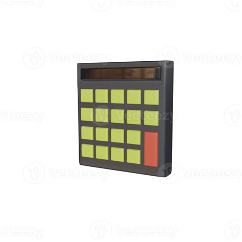 3d Calculator Icon 18742640 Png