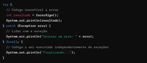 Explorando Try Catch Finally No Java 🚀
