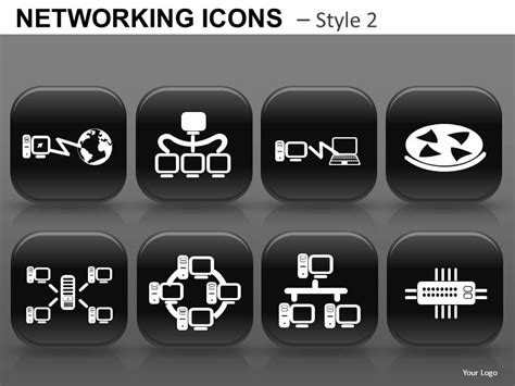 Networking Icons Style 2 Powerpoint Presentation Slides Db Templates Powerpoint Presentation