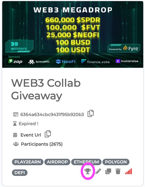 Reward Distribution Fyre