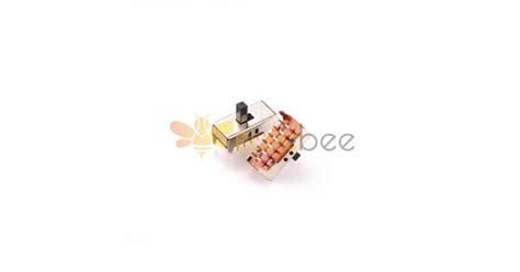 Elecbee 10pcs Slide Switch Mini Toggle And Slide Switch Ss 4p2t
