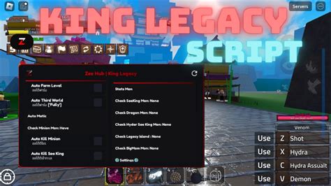 UPD Script King Legacy Auto Farm Free Gamepass Script Link On Description YouTube