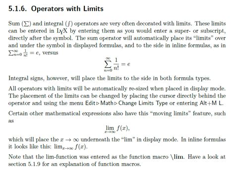 lyx screenshots