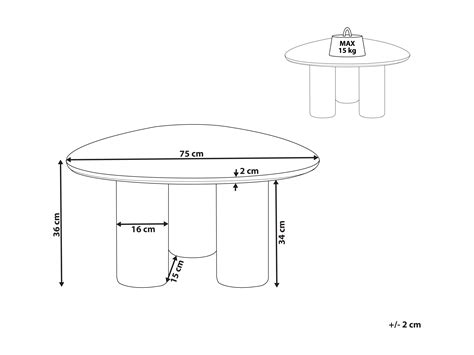 Table Basse Mdf Noir Dacoma