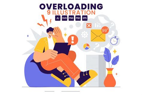 9 Overloading Business Illustration