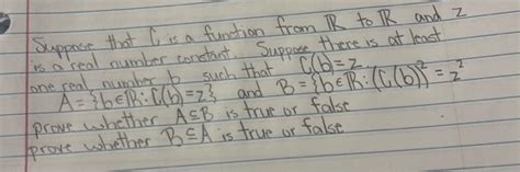 Solved Suppose That C Is A Function From R To R And Z Is A