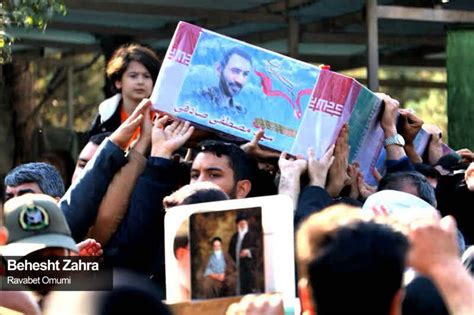 ️پیکر شهید مدافع حرم، سید مصطفی صادقی در گلزار شهدای بهشت زهرا س آرمید