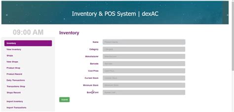 Web Based Inventory And Pos System In Php Free Source Code