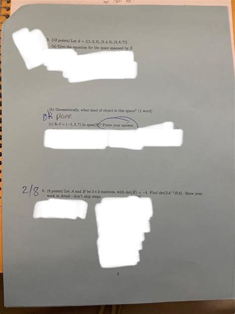 Solved 5 12 Points Let S { 1 2 3 3 4 5 5 6 7 } A