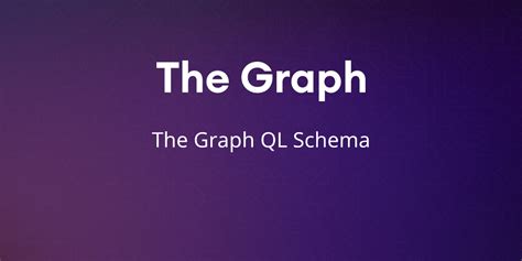 The Graph Ql Schema Docs The Graph