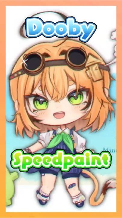 Dooby3d Chibi Speedpaint 🚃💨 Cutest Jerboa Dooby Speedpaint