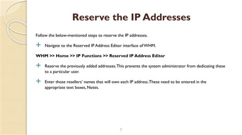 Sharing Multiple Ip Addresses Ppt
