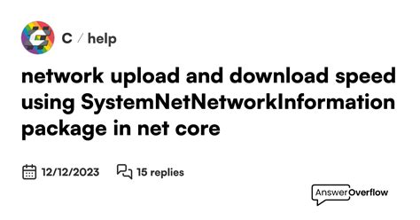 network upload and download speed using systemworkinformation package in core c