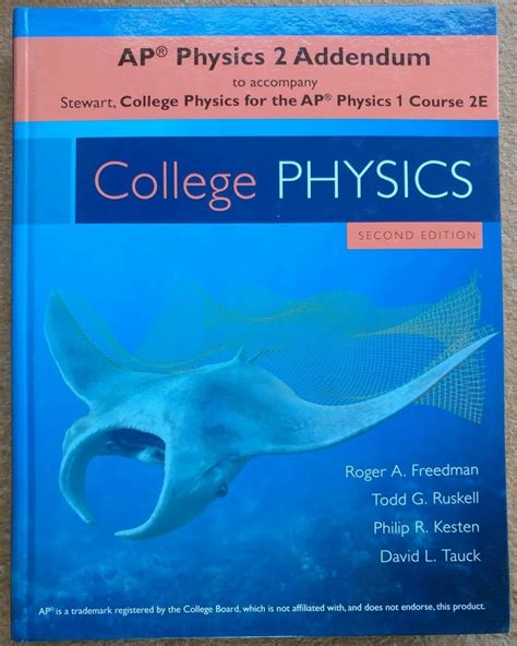 College Physics AP Physics Addendum Ruskell Freedman Amazon Com Books