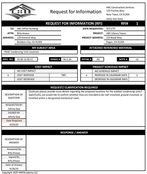 Request For Information Rfi Form And Rfi Log 2 Excel Forms Write And Track Construction Rfis Request For Information Rfi Form And Rfi Log 2 Excel Forms Write And Track Construction Rfis