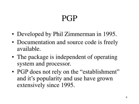 Ppt Pretty Good Privacy Pgp Powerpoint Presentation Free Download