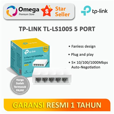 Jual Tp Link Ls1005 5 Port 10100mbps Desktop Switch Shopee Indonesia