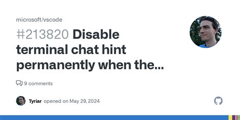 Disable Terminal Chat Hint Permanently When The User Has Triggered Ctrli · Issue 213820
