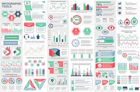 Premium Vector Infographic Elements Data Visualization Vector Design Template