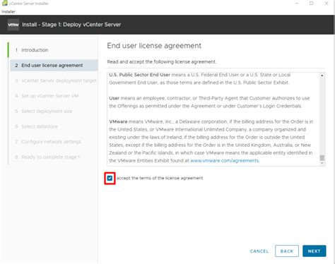 Installing Vmware Vcenter Server Appliance Vcsa 80 Vmc