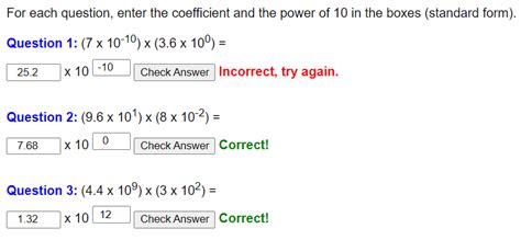 Multiplying In Standard Form