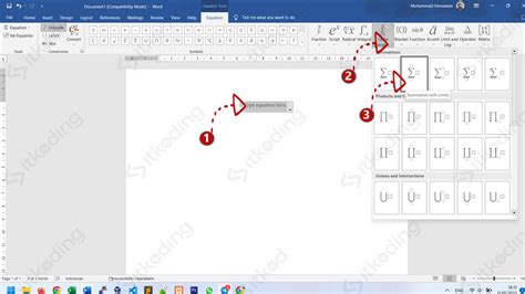 Cara Mudah Membuat Rumus Di Word Lengkap