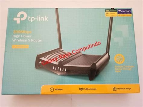 Jual BEST PROMO Tp Link TL WR HP Mbps High Power Wireless N Router Di Seller Anything