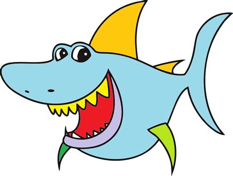 Трафарет Акула Производим развивающие наборы и трафареты для цветного