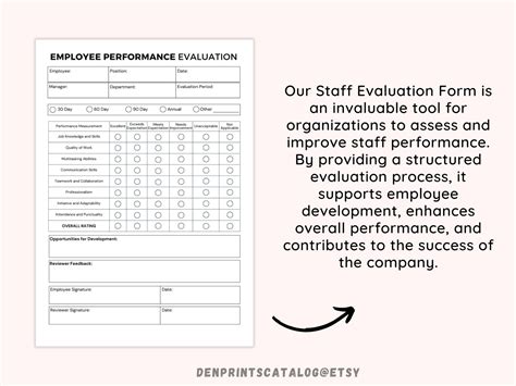 Employee Performance Evaluation Template Employee Performance Review