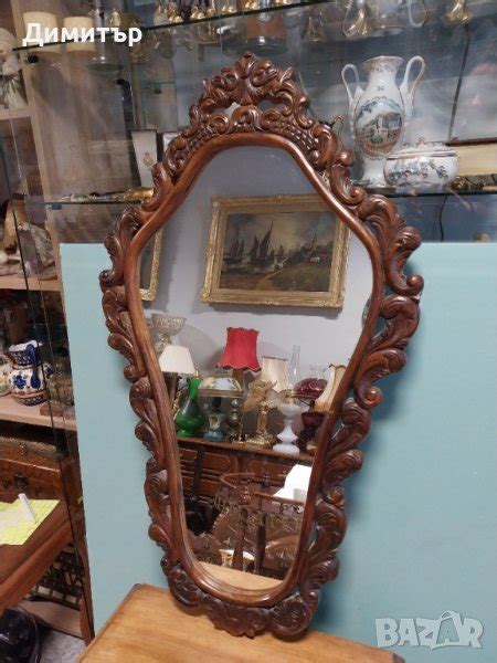 огледало с дърворезба в Огледала в гр Варна Id38657799 — Bazarbg